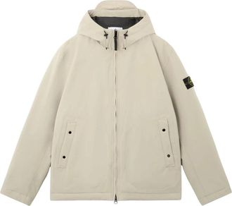 Stone Island Soft Shell-R Kapuzenjacke - - Jackets - Herren - Beige - M