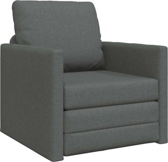 Generic Schlafsofa, Stoff Schlanker, Langlebiger Samt-Innenraum, Umwandelbarer Couch, Modernes Schlafsofa, Kompaktes Lounge, Vielseitiger Wohnraum (Dunkelgrau