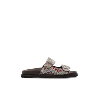 Missoni Femme, Chaussures, Multicolore, Taille: 38 EU Slides &agrave; motifs