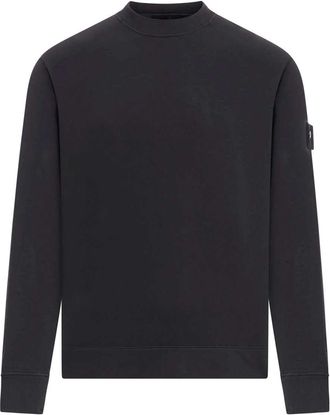 Stone Island Sweat ras du cou avec badge fant&ocirc;me