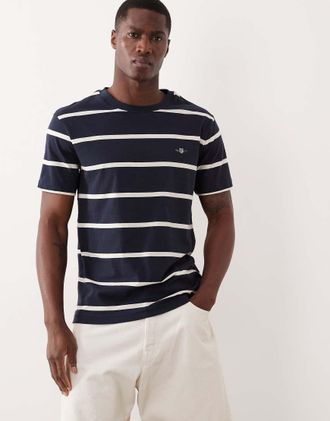 GANT T-shirt &agrave; logo &eacute;cusson - Bleu marine