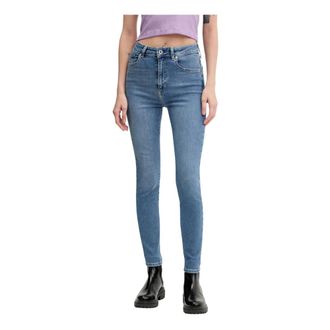 Karl Lagerfeld Jean Skinny Taille Haute - Femme - Jeans - Bleu - Taille: W29 L32