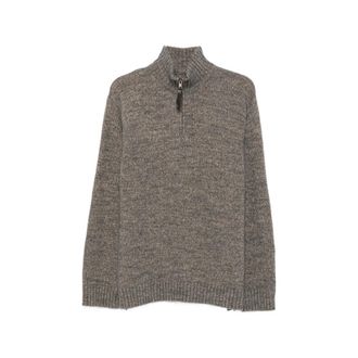 Maison Margiela Quarter-zip Knitted Sweater
