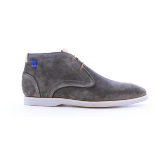Van Bommel Wildleder Lederschn&uuml;rschuhe Dunkelgrau - - Shoes - Herren - Grau - 44 EU