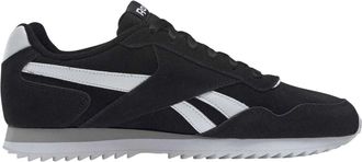 Reebok Royal Glide Wellenf&ouml;rmig Sneaker f&uuml;r Herren, Wildleder (Schwarz/Wei&szlig;)