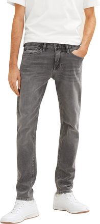 Tom Tailor Herren Pier Slim Fit Jeans 1034425, 10213 - Clean Mid Stone Grey Denim, 34W / 32L