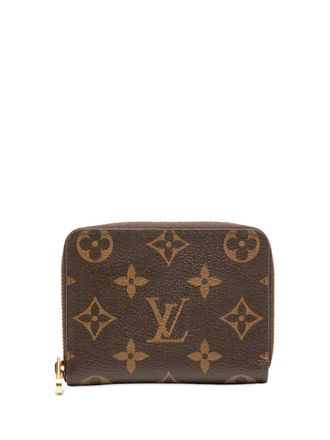 Louis Vuitton 2021-2025 Monogram Zippy Purse coin pouch - Braun