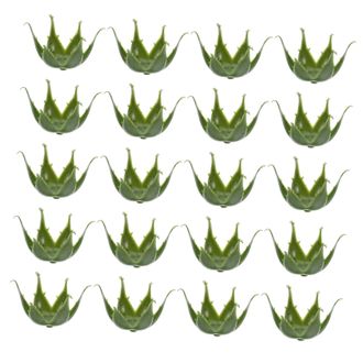 DOITOOL 120 Stück Künstliche Rosenblätter aus Robustem Kunststoff Realistische Blütenkelche mit Vorgefertigten Löchern Dickes Material Langlebig für DIY-Bouqu