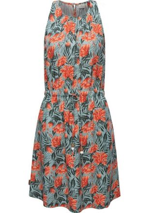 Ragwear A-Linien-Kleid Sanai Print Organic stylisches Sommerkleid mit verspielten Details