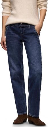 Street One Straight Leg Jeans Dark Indigo Authentic Washed 34