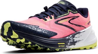 Brooks 1204051B666 Catamount 3 Damen Pink/Peacoat/Sunny Lime EU 38.5
