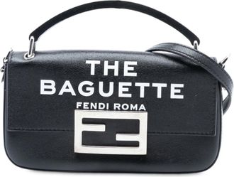 Fendi Hobo Bags - Marc Jacobs Calfskin Baguette Phone Pouch Satchel - Gr. unisize - in Schwarz - f&uuml;r Damen