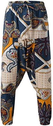 Generic Pantalon ample tendance en coton &eacute;cureuil volant en dentelle d&eacute;contract&eacute;e Harlan pour homme taille plus et pantalon d&eacute;contract&eacute; pour homme chaussette 