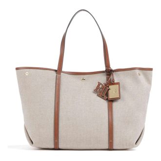 Ralph Lauren Canvas Emerie Tragetasche - - Bags - Damen - Beige - ONE SIZE