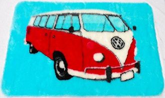 CRS Fur Fabrics Funky Fun Weicher Kunstpelz Stoff Teppich Rosa Wohnmobil