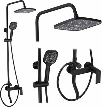 Rea Rea Duschgarnitur Storm Black Matt