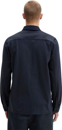 Marc O'Polo Langarm-Poloshirt regular fit aus weichem Bio-Baumwoll-Jersey