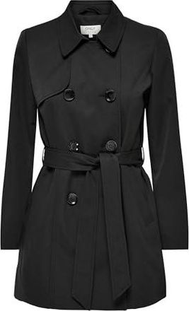 Only Only Femme Onlvalerie Trenchcoat CC OTW Trenchcoat Not Applicable, Noir, M
