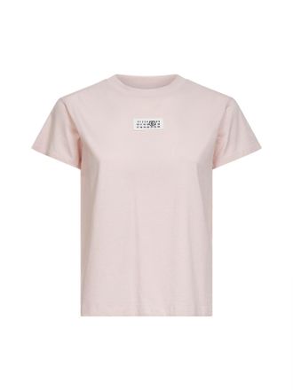 Maison Margiela Numeric Graphic Cotton Jersey T-Shirt - Pink
