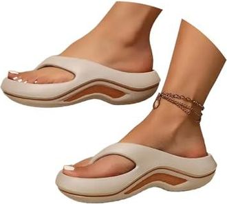 Generic Tongs orthop&eacute;diques pour femme avec soutien de la vo&ucirc;te plantaire, fasciite plantaire, plateforme de marche, sandales de r&eacute;cup&eacute;ration pour femme, sand