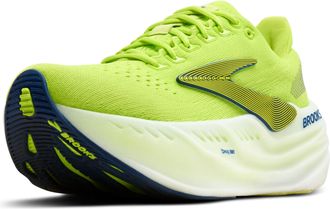 Brooks Glycerin Max, Herren-Sneaker, 42 EU, Lime Navy Peony White, 42 EU