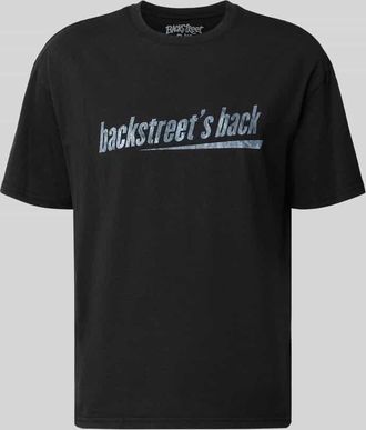 Mister Tee Regular Fit T-Shirt aus reiner Baumwolle Modell Backstreet Boys