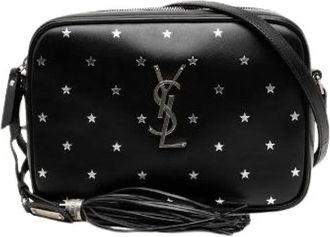 Saint Laurent Pre-owned Sac bandouli&egrave;re Lou en cuir - Femme - Pre-owned - Noir - Taille: ONE Size