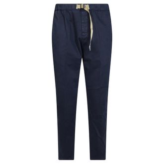 White Sand Gabardine Hose - - Trousers - Herren - Blau - S