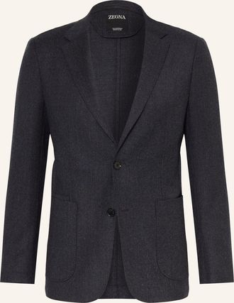Ermenegildo Zegna Zegna Flanellsakko Extra Slim Fit grau