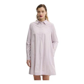 Marc O'Polo Gestreiftes Hemdblusenkleid - - Dresses - Damen - Lila - L