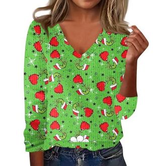 Generic Le Grinch Tshirt Noel Femme Pull Vêtements Costume Femmes Hiver Sweatshirts Pyjama 2025 Pulls Drole Moche De The Grinch Oversize Christmas Sweat Polai