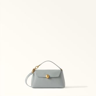 Furla Sfera Soft Mini-tasche Nebbia Gray Blau Nappaleder Damen