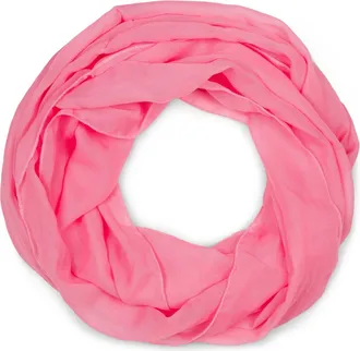 styleBREAKER Schlauchschal Seidiger unifarbener Loop