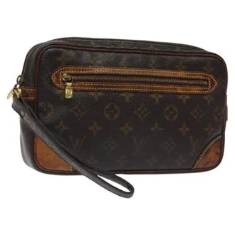 Louis Vuitton Pre-owned Canvas clutches - - Pre-owned - Damen - Braun - ONE SIZE