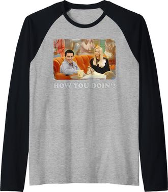 Friends TV Show Joey Phoebe How You Doin Fan, Retro-Geek-Fan der 90er Raglan