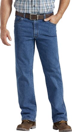 Dickies Herren Active Waist 5-Pocket Flex Performance Denim Jeans, Stonewashed, Indigoblau, 36W / 30L