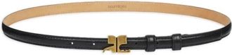 Courr&egrave;ges unisex, Accessoires, Noir, Taille: 80 CM AC Leather Belt 15mm