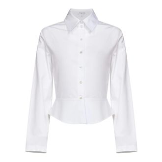 Alaia Peplum-Bluse - - Blouses & Shirts - Damen - Wei&szlig; - M