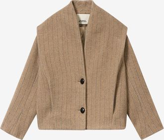 Isabel Marant Manteau Dyogo - Femme - Taupe - Taille 34 - Isabel Marant