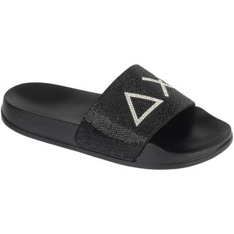 Sun 68 Slippers Strass Logo