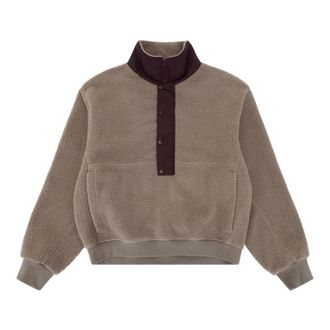 Entire studios System Fleece Pullover Sweatshirt - - Sweatshirts & Hoodies - Herren - Braun - XL