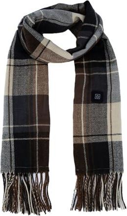 Generic Compatible avec l&eacute;charpe de moto pour femmes pour hommes et femmes, nouvelle &eacute;charpe chauffante (recharge non incluse). Foulards bleus plus, caf&eacute;, tai