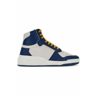 Saint Laurent Sl24 Leder Mid-Top Sneakers - - Shoes - Herren - Blau - 42 EU