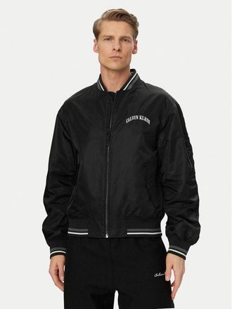 Calvin Klein Jeans Bomberjacke LV04RF510G Schwarz Regular Fit