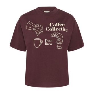 Kaffe T-shirt - Femme - Tops - Brun - Taille: 44 FR