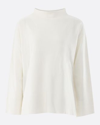 van Laack Stehkragenpullover loose fit