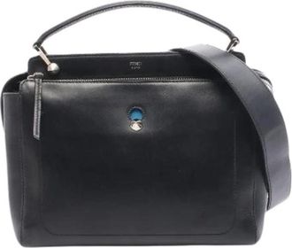 Fendi Sac &agrave; main en cuir DOT COM Pre-owned - Femme - Pre-owned - Noir - Taille: ONE Size