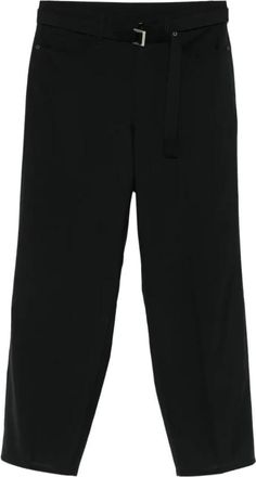 sacai Homme, Pantalons, Noir, Taille: M Straight Pantalons