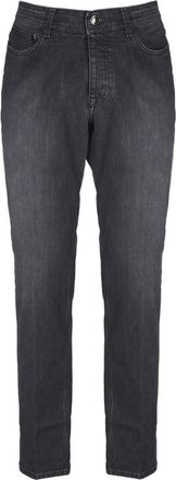 Sartorio Napoli Homme, Jeans, Gris, Taille: W30 Jeans Slim-fit