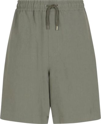 Giorgio Armani Homme, Shorts, Gris, Taille: XL Relaxed Fit Drawstring Shorts